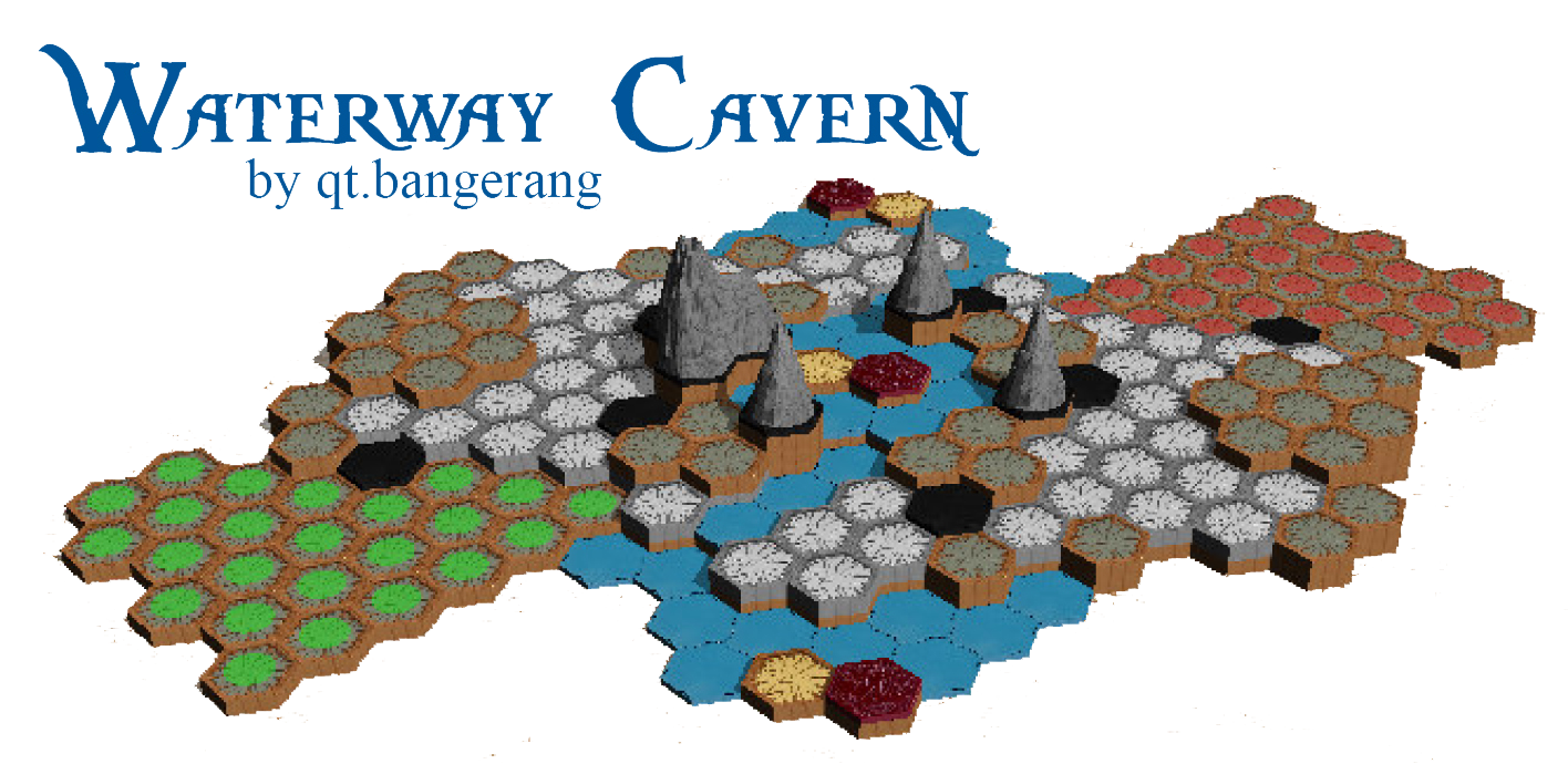 The Heroscape Blog: Heroscape Map - Waterway Cavern