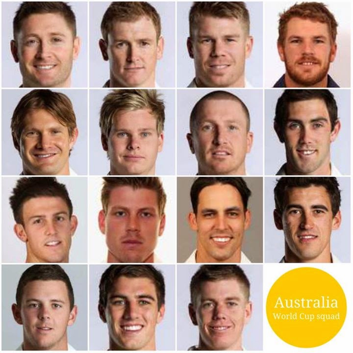 Australia's World Cup squad - RealNews24.com