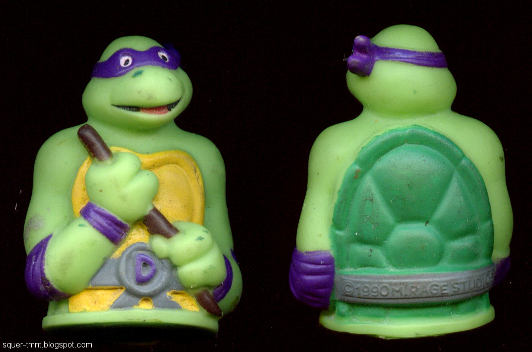 squer's TMNT Collection: 1990 DONATELLO FINGER PUPPET