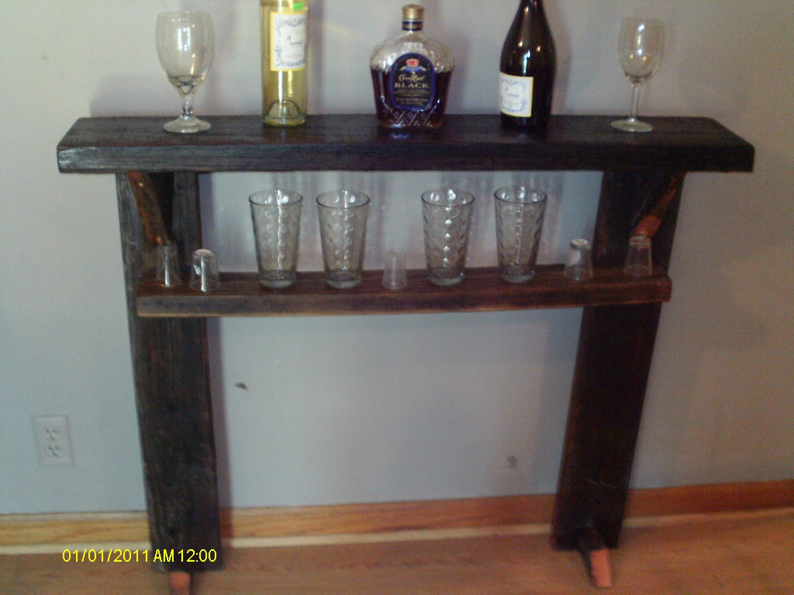 Handmade Rustic & Log Furniture: Oak Log Standing Coat/Hat Stand ...