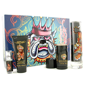 thebeautyaddicts: 675 ED HARDY MEN PERFUME COFFRET SET