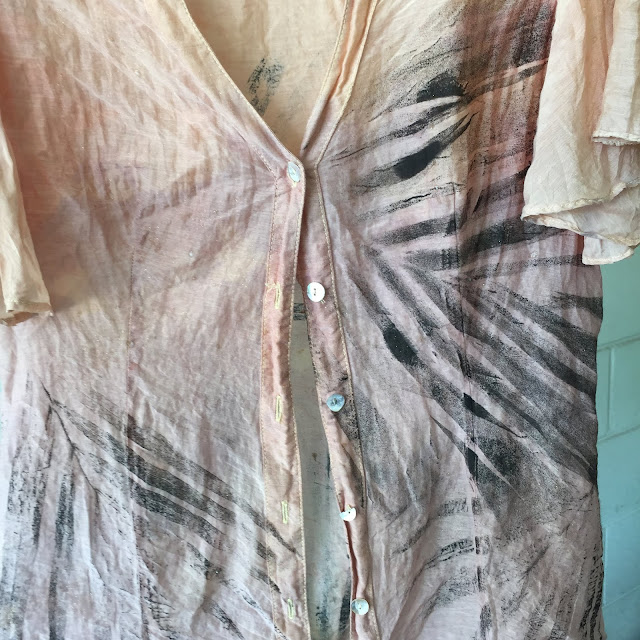 Dressed to Dress - Creativity and Fashion of Note: Printing leaves and ...