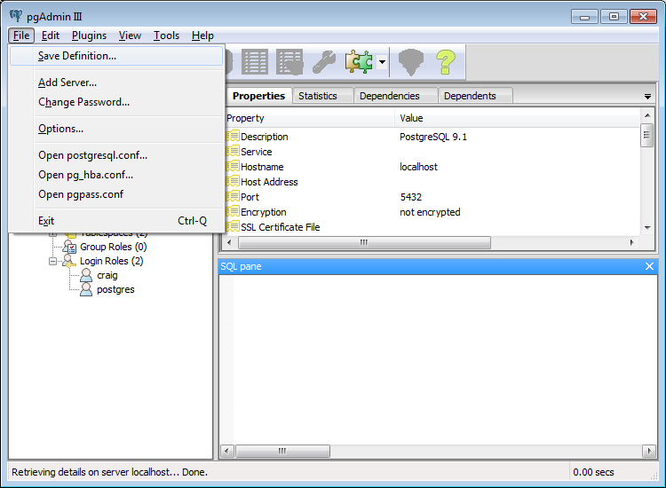 The Tech Faucet Postgresql Usability Pgadmin Iii And Pg Need Some Usability Love