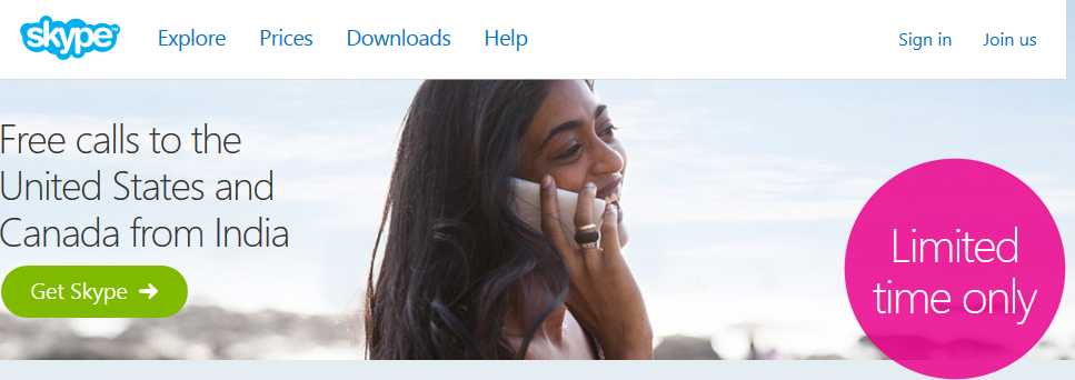 Call US & Canada for free from India using Skype (Limited time offer ...