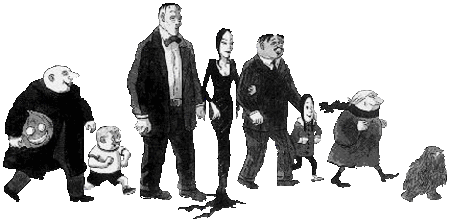 The Cuban Witch: Morticia Addams