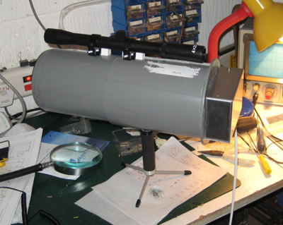 Roger G3XBM's (Mainly) Amateur Radio Blog: Optical CW beacon TX now ready