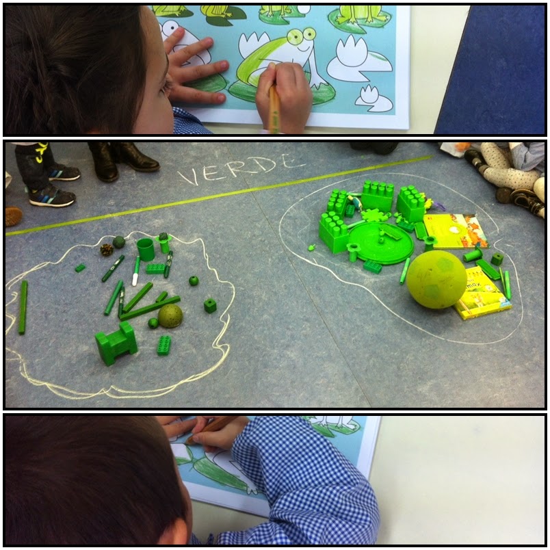 Las aventuras de los niños de Infantil: Entre lianas - El color verde