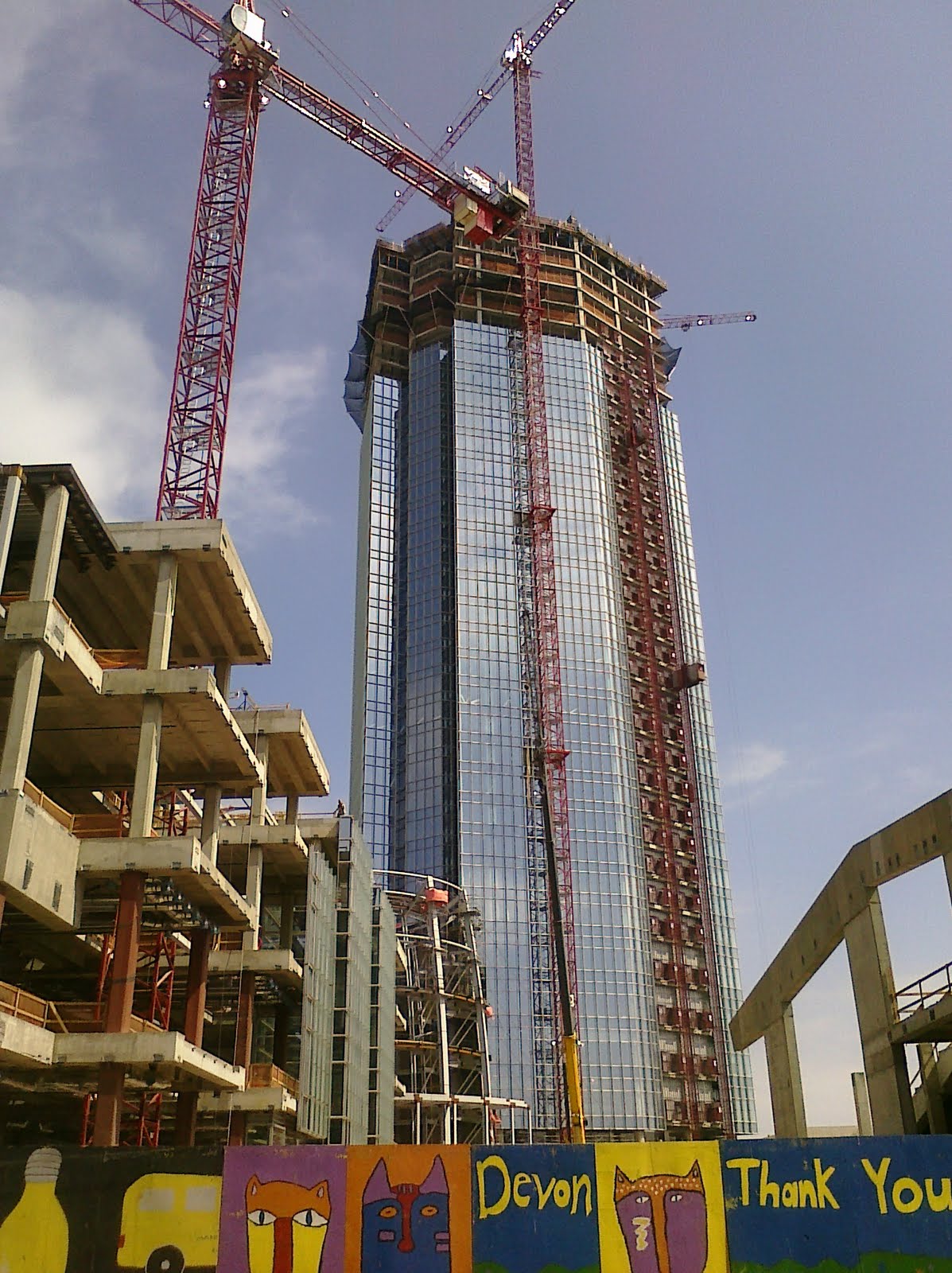 OKC Devon Tower Construction: Construction Progress of Devon Tower 03 ...