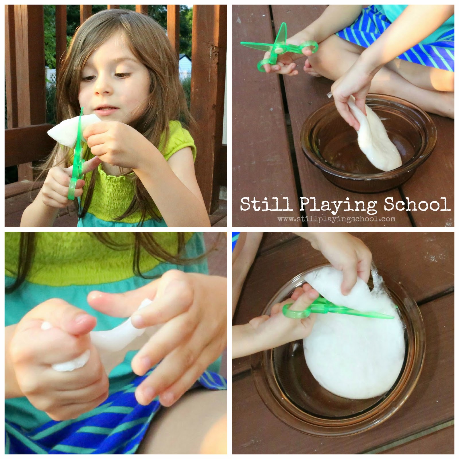 Flubber Sensory Play with Fine Motor Skills | Still Playing School