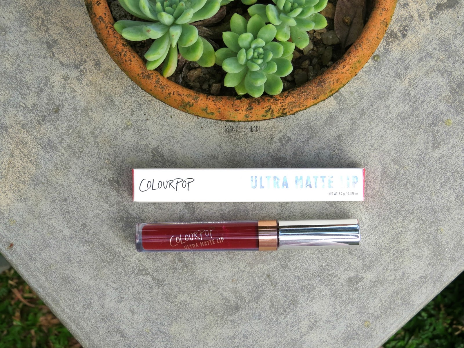 Review| ColourPop Ultra Matte Lip in Rooch - Mandy-S-Heart