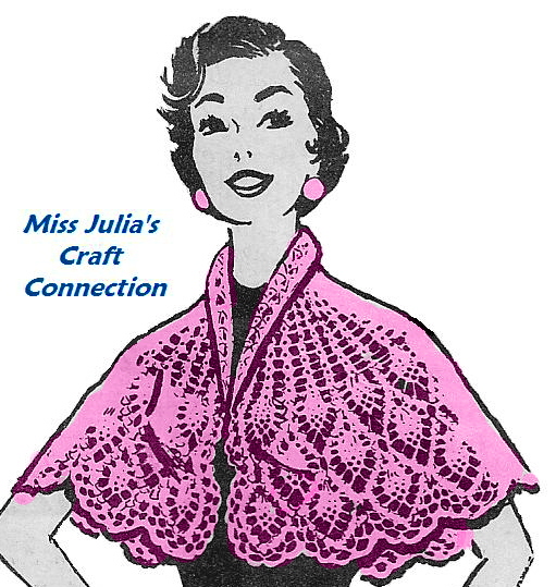 Miss Julia's Patterns: Favorite Evening Stoles to Crochet & Free Patterns