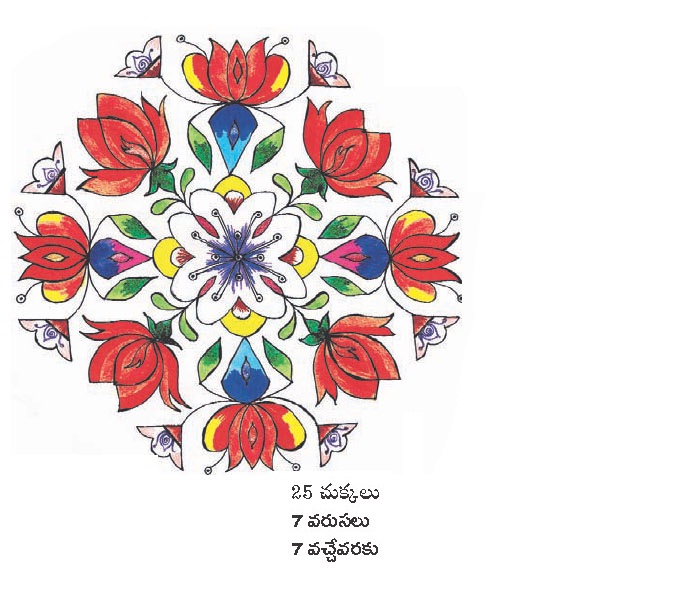 sankranthi muggulu and Mehandi designs...: lotus muggulu