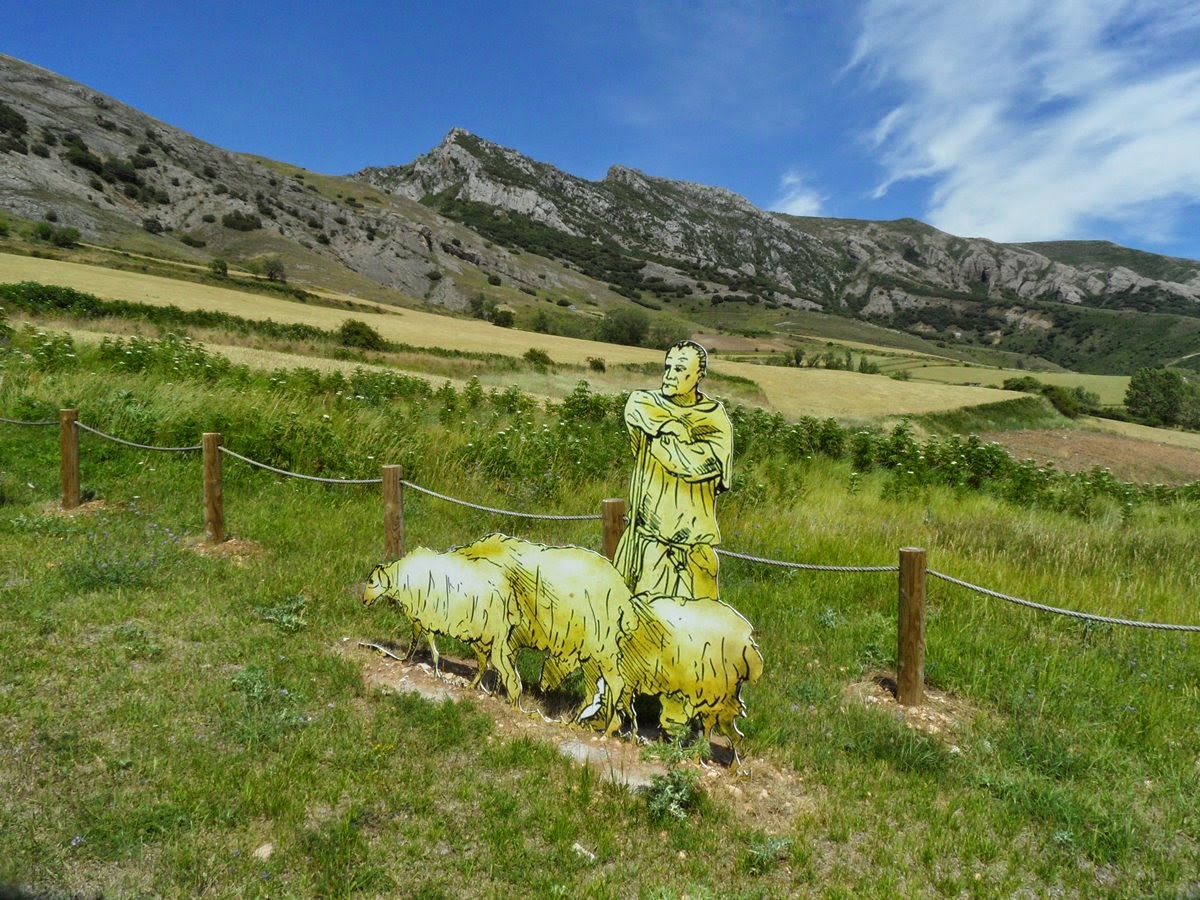 Tierras de Burgos: Restos autrigones en Miraveche