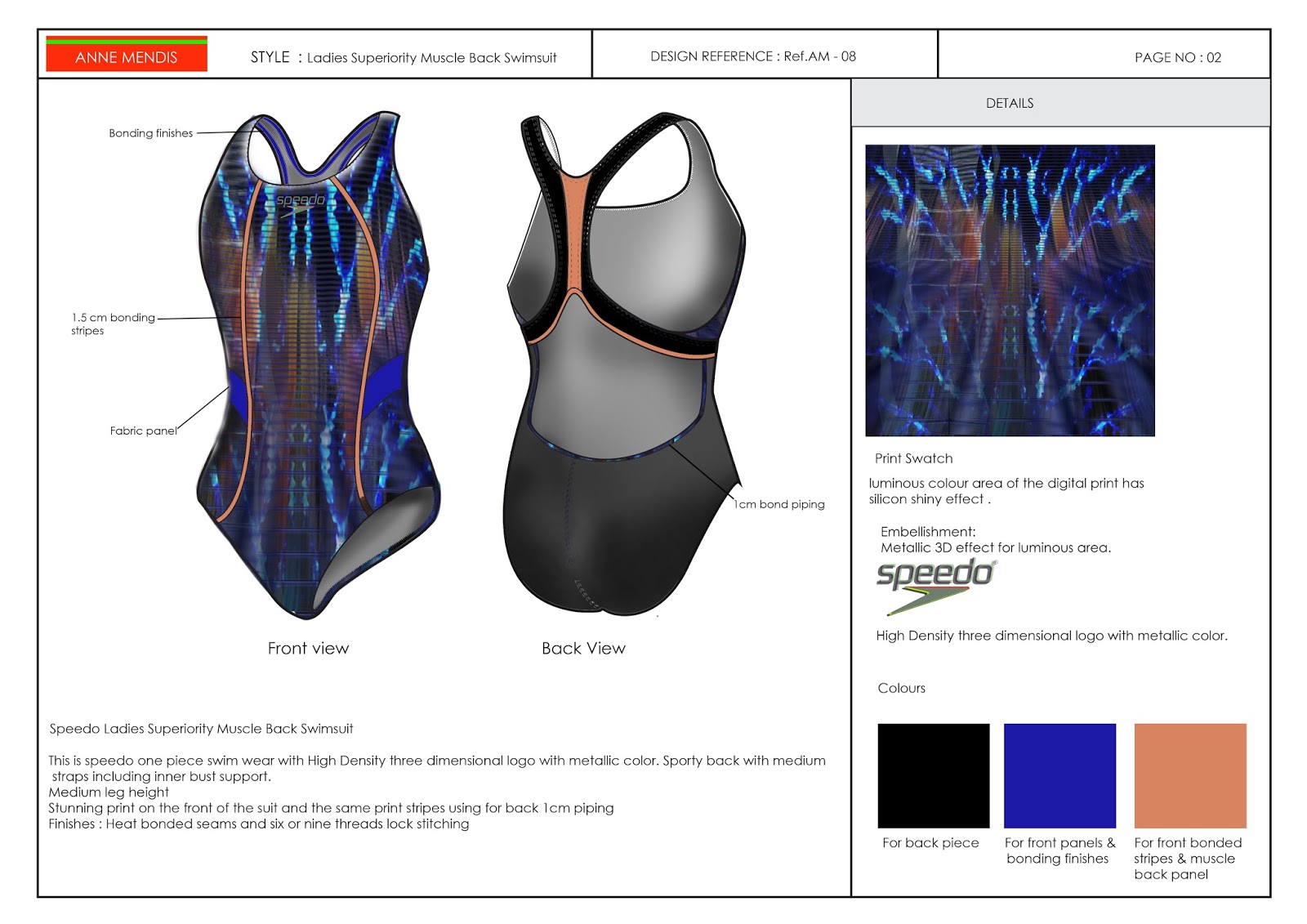 Splashes Magneta: Making mock-up for linea aqua