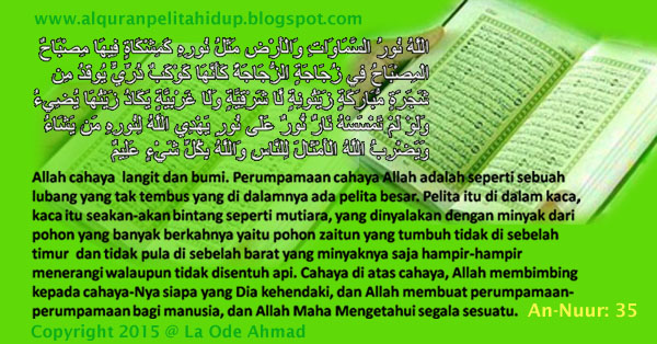 Allah Cahaya Langit dan Bumi, Cahaya di Atas Cahaya | Al-Quran Pelita Hidup