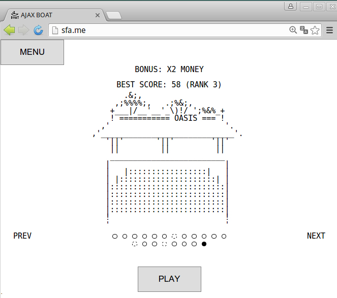 ASCII Art Boats: Oasis ship ASCII Art