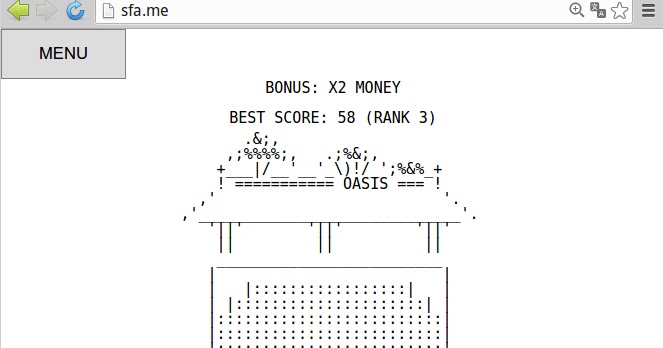 ASCII Art Boats: Oasis ship ASCII Art