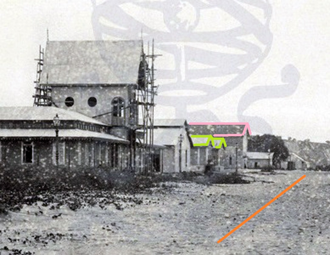 Históricas Imprensa Nacional e Cadeia Civil na Baixa de Maputo, Moçambique