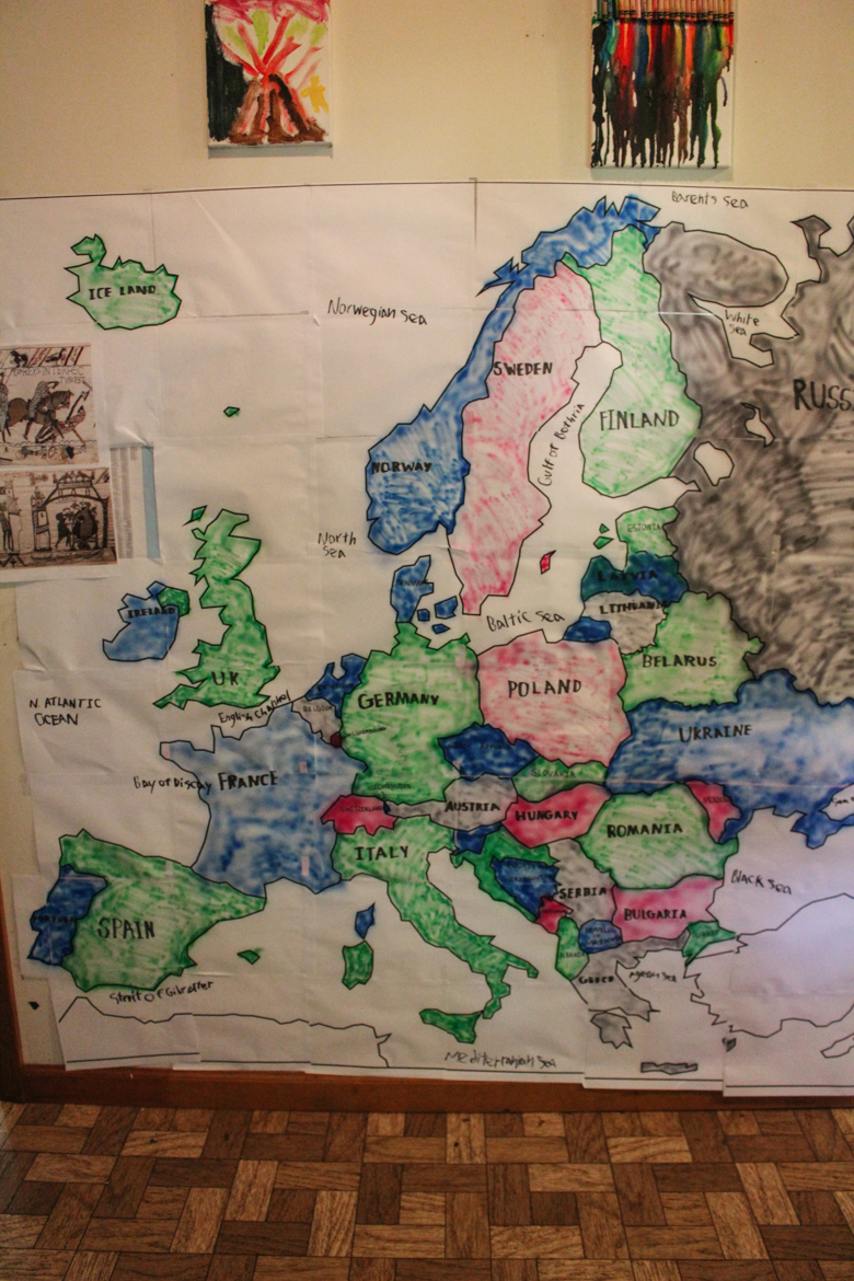 Craft Knife: Our Giant, Handmade Working Map of Europe