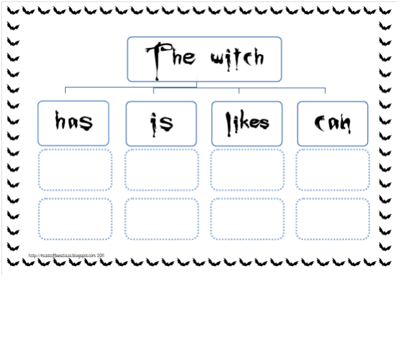 Witch writing freebie - Classroom Freebies
