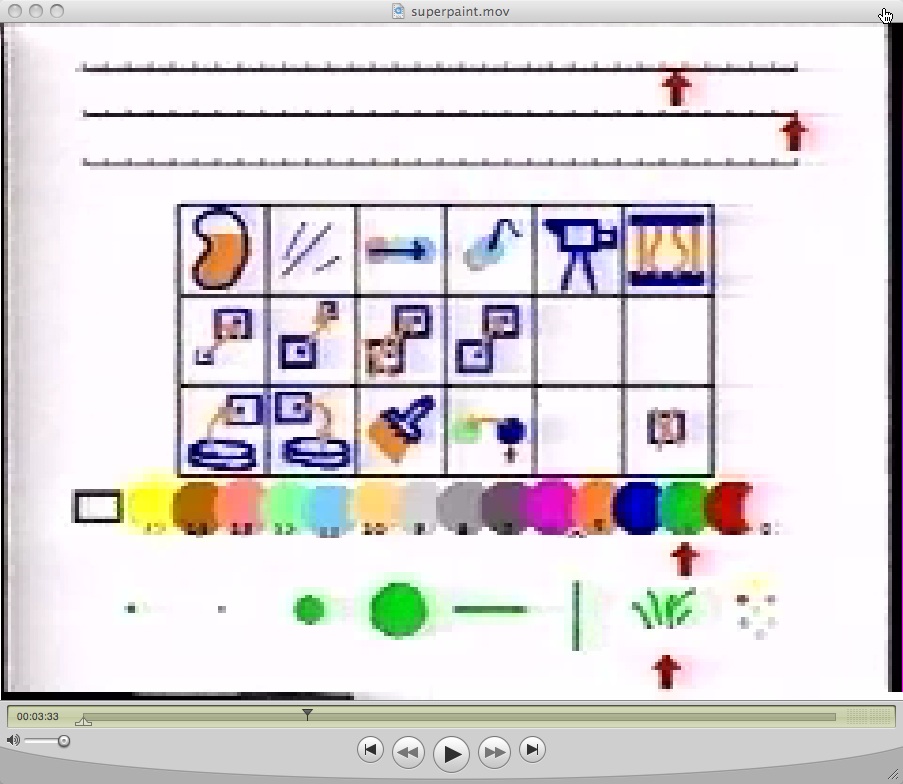 Computer Paint Tool Research Project: Richard Shoup SuperPaint Demo