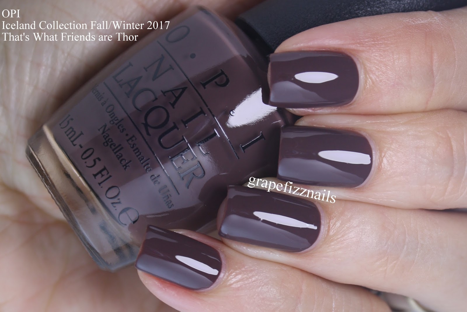 Grape Fizz Nails: OPI Iceland Collection Fall/Winter 2017