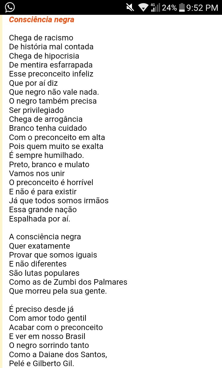 consciência negra poema - wood scribd braxin