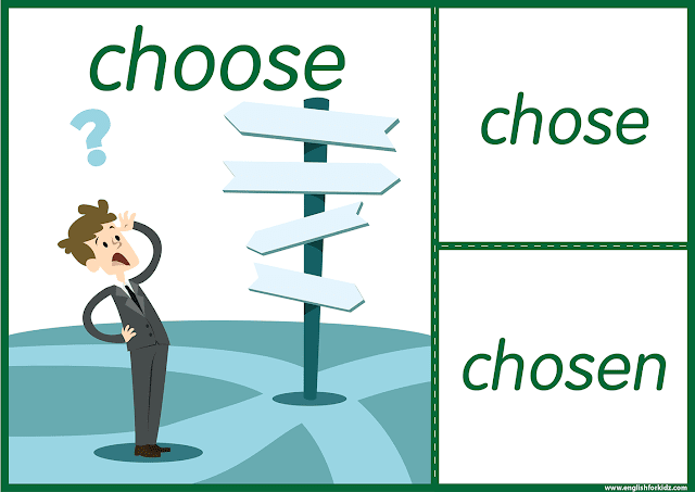 Irregular Verbs Flashcards. Part 2.