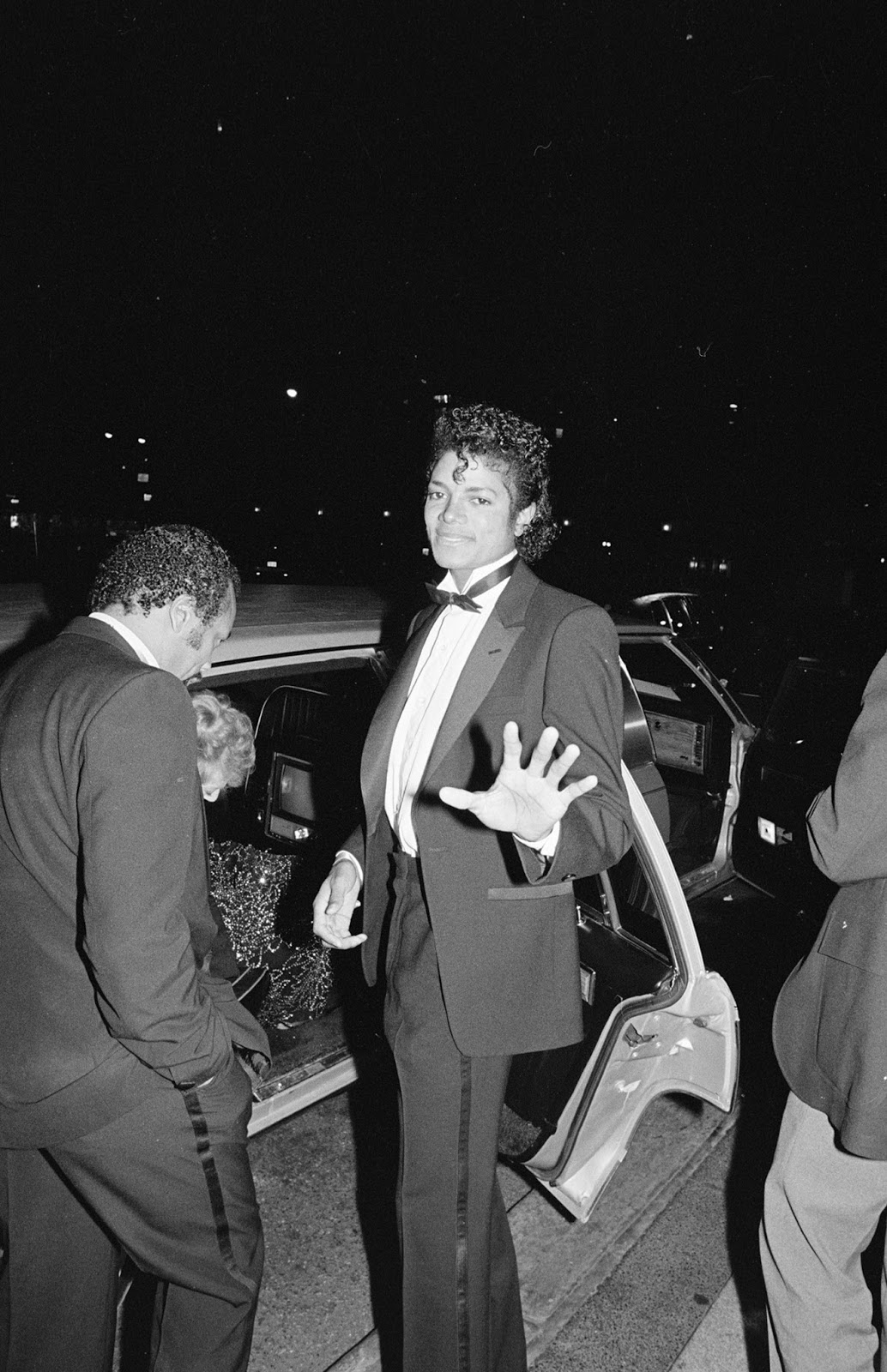 Michael Jackson Attending a David Geffen party at the Universal City ...