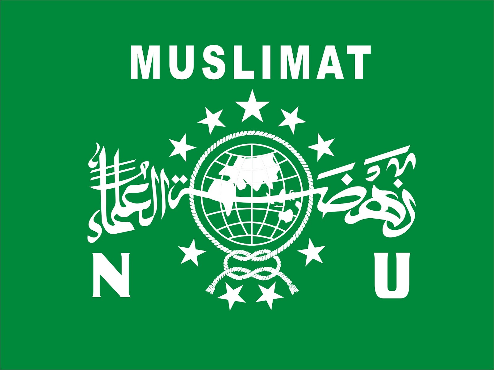 LOGO LOGO VECTOR: BENDERA MUSLIMAT NU