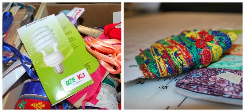 Joy's Jots, Shots & Whatnots: Ribbon Oraganization ~ A Recycling Tip