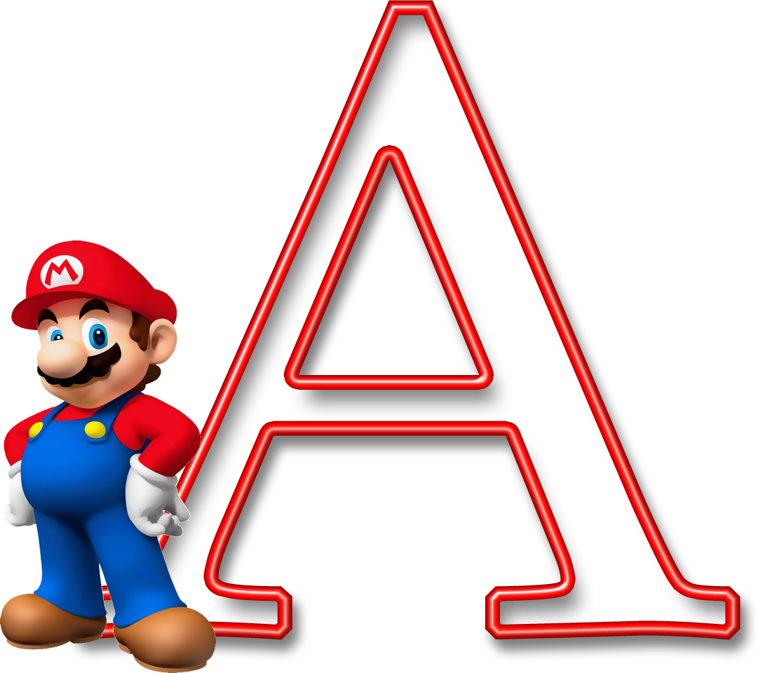 Abecedario con Personajes de Super Mario Bros. - Oh my Alfabetos!