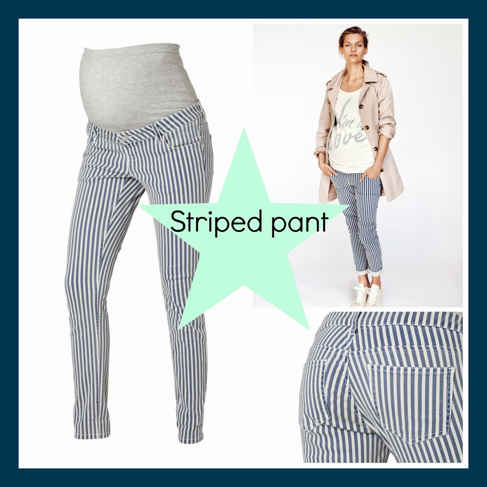 Paramamá Blog: ¡El jean premamá a rayas!