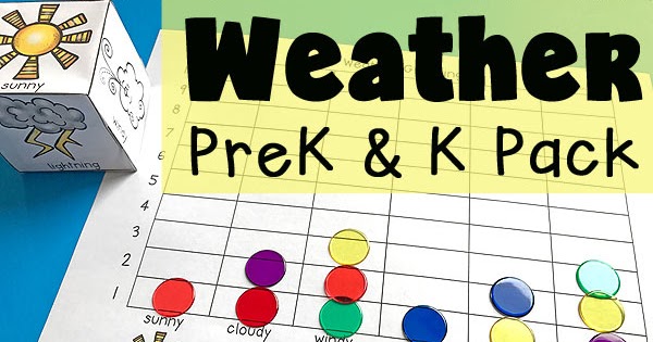 Weather Pack for Preschool and Kindergarten | Totschooling - Toddler ...
