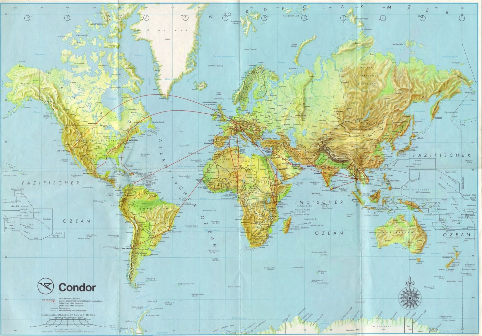 Airline memorabilia: Condor (ca. 1968)