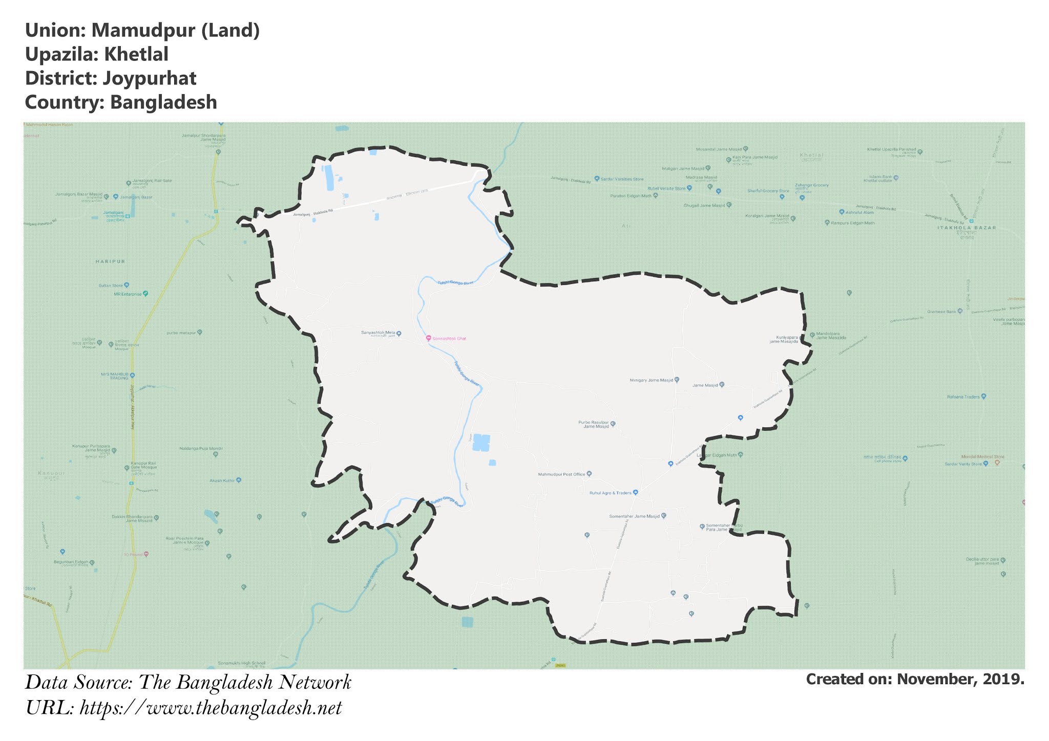 Mamudpur Union, Joypurhat