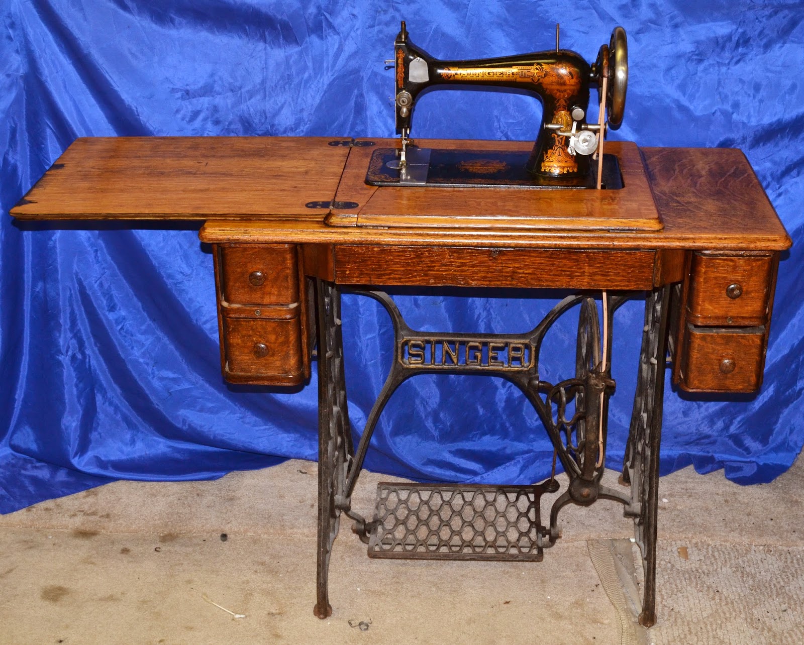 SINGER 27 SPHINX AND 66 REDEYE TREADLES SERVICED AND FOR SALE: SINGER ...