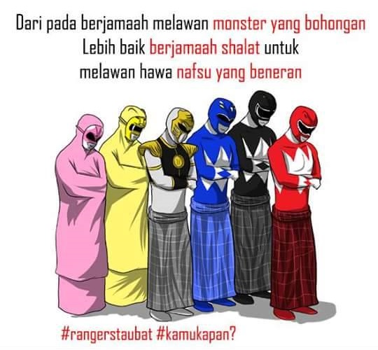 9 Meme : Super Hero pun Tak Mau Kalah Ambil Bagian Pahala di Bulan ...