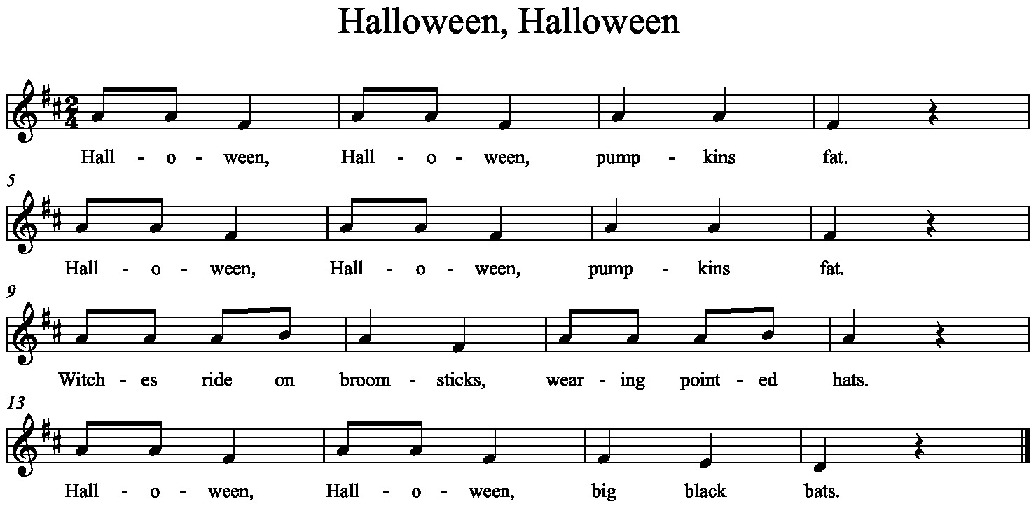 Halloween, Halloween - Music a la Abbott - Amy Abbott - Kodály Inspired ...