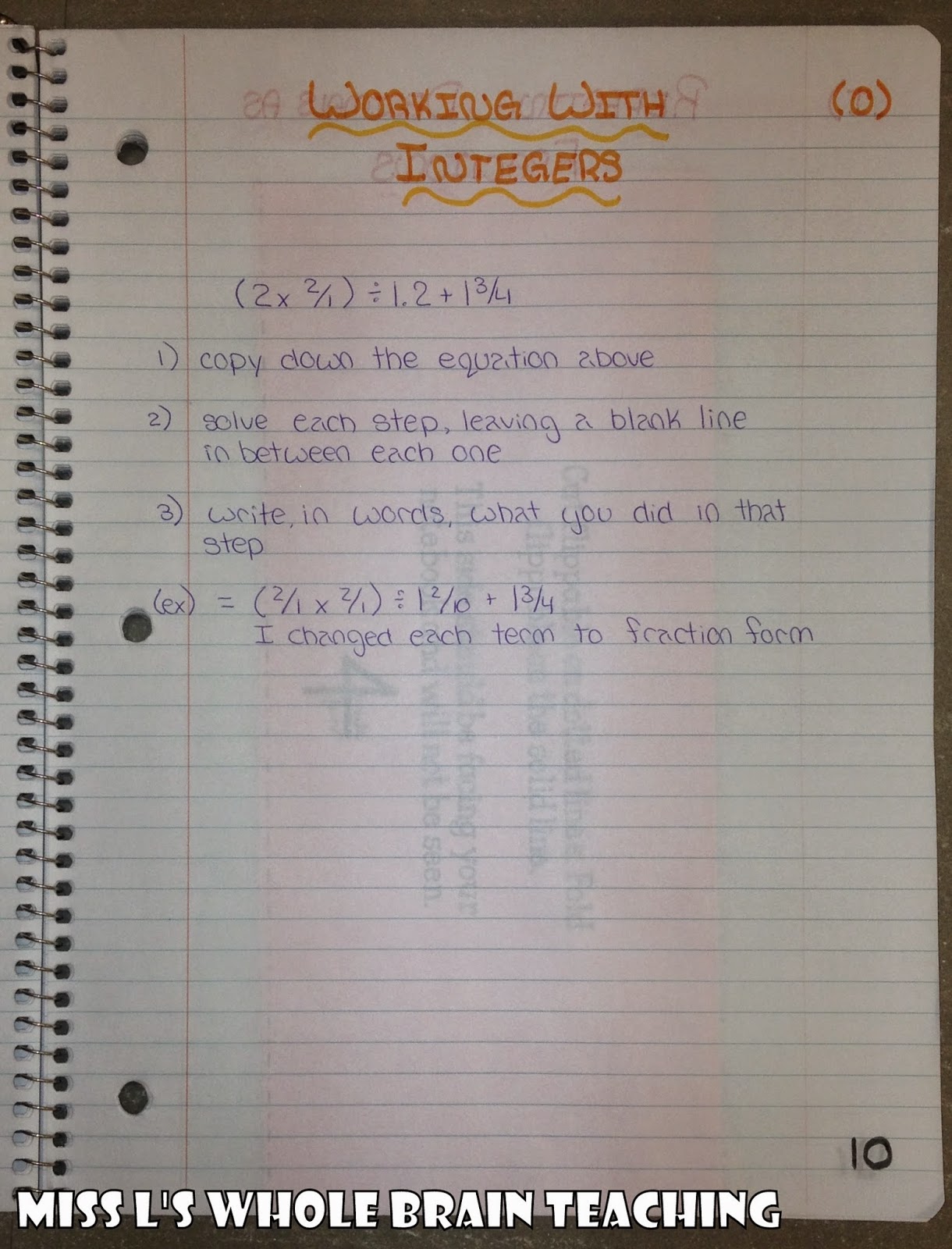 Miss L's Whole Brain Teaching: Interactive Notebooks (I.N.B) in Grade 8 ...