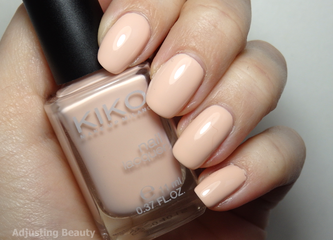 Review: Kiko Nail Lacquer 507 Blush - Adjusting Beauty