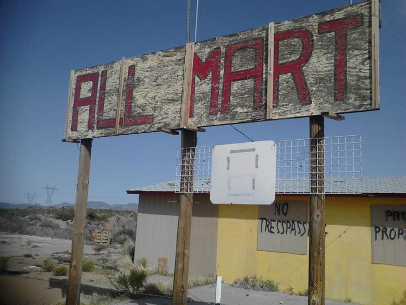 Ghost Town Tuesday; Nothing, AZ (US Route 93)