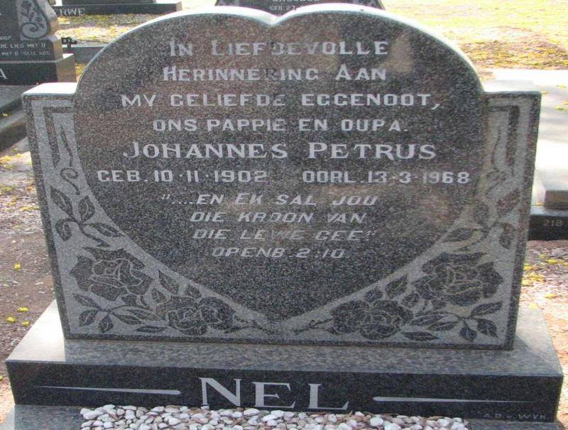 Familie-legkaart: h.7. Johannes Petrus NEL, geb. 10/11/1902, ged. 09/12 ...