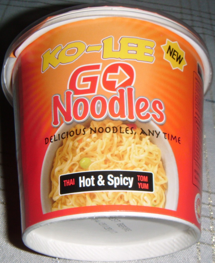 FOODSTUFF FINDS: Ko Lee – Go Noodles – Thai Hot and Spicy Tom Yum ...