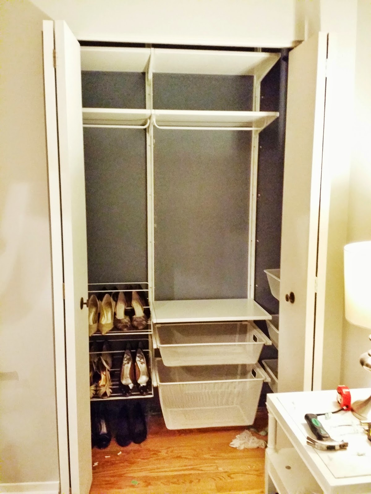 My perfectly organized closet system- Ikea's Algot system / Design ...