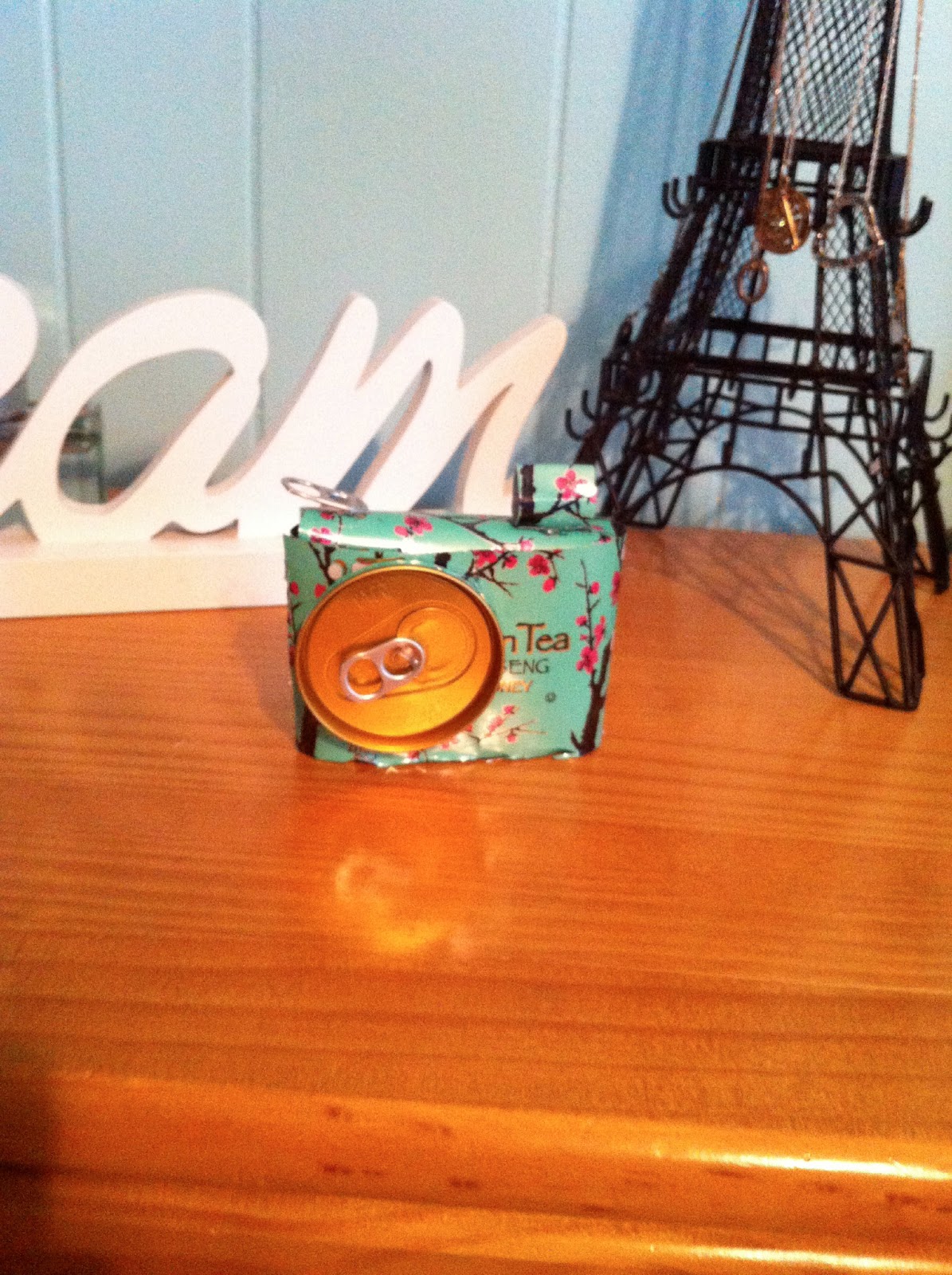 |Liv For Fashion|: DIY: Arizona Green Tea Camera.