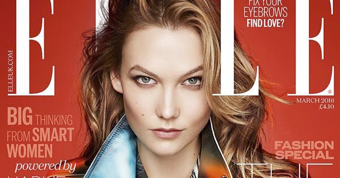 Karlie Kloss is electric for Elle UK March 2016
