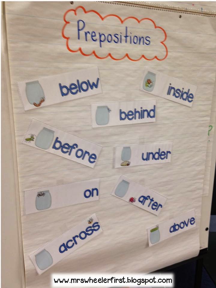 Mrs. Wheeler's First Grade Tidbits: Prepositions