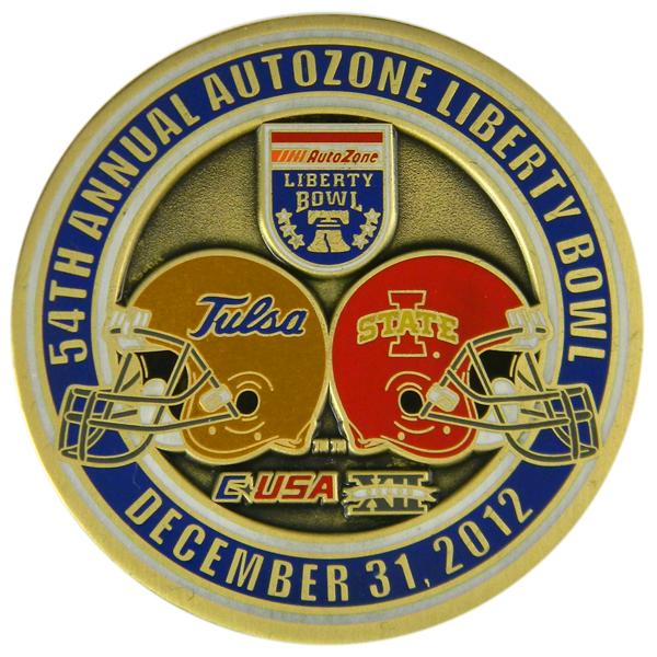 Point Emblems: 2012 Liberty Bowl Challenge Coin