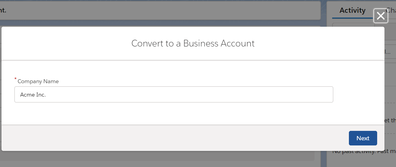 Force The Cloud: Convert a Person Account to a Business Account with a Flow